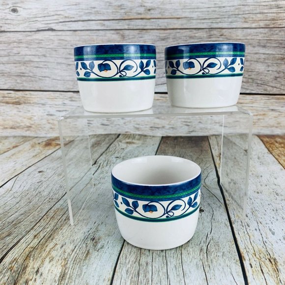 Pfaltzgraff | Dining | Pfaltzgraff Orleans Blue Green Vines Yellow ...